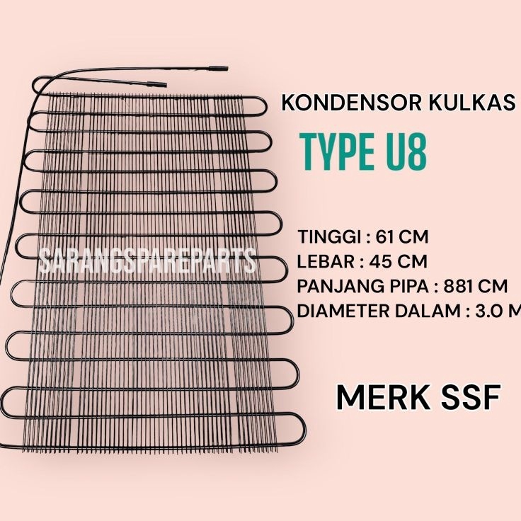 Jual Baru KONDENSOR KULKAS 8U CONDENSOR KULKAS U8 f Produk Premium Best Produk | Shopee Indonesia