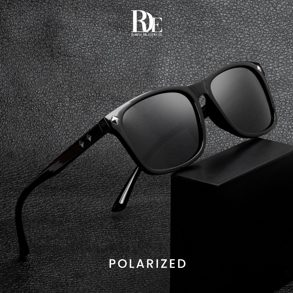 Jual Robins Kacamata Hitam Polarized Anti Radiasi Uv400 Sunglasses Wayfarer Fashion Terbaru 2023 ...