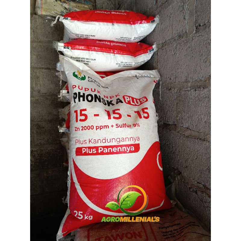 Jual Pupuk Npk PHONSKA PLUS 15-15-15 non subsidi 25kg | Shopee Indonesia