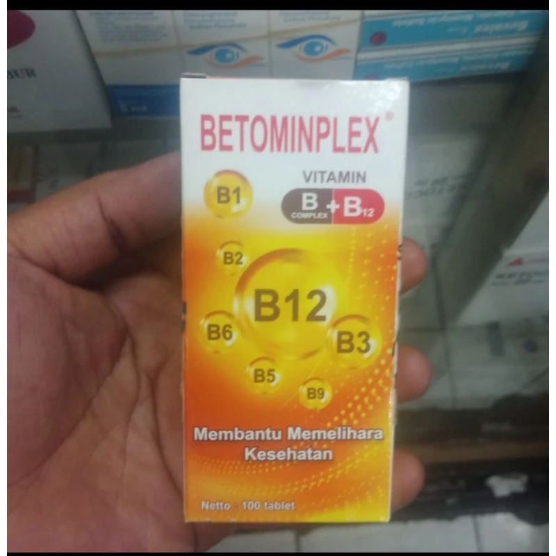 Jual BETOMINPLEX VITAMIN B COMPLEX + B12 100 TABLET | Shopee Indonesia