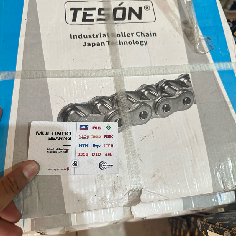 Jual RANTAI RS 100-2 DOUBLE TESON JAPAN ROLLER CHAIN ORIGINAL | Shopee ...