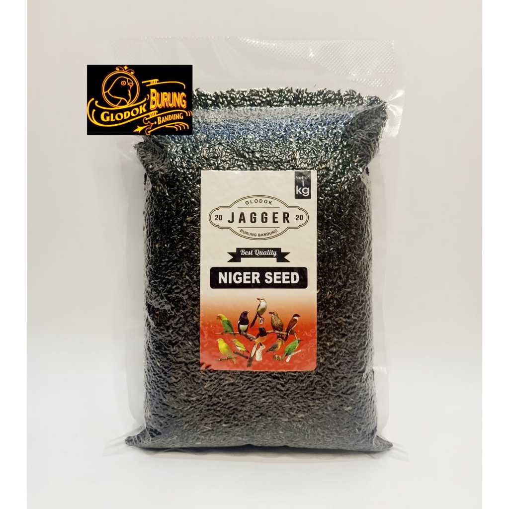 Jual Jagger Niger 1 kg Pakan Makanan Burung Kenari Finch Sanger ...