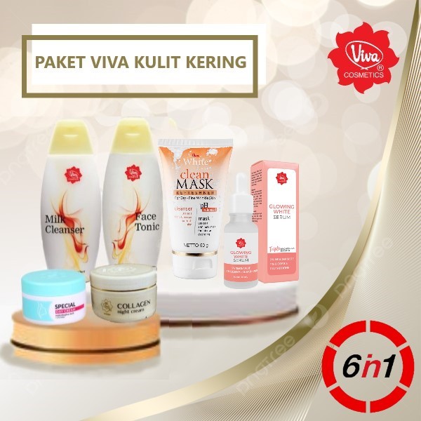Jual PAKET VIVA 6 in 1 Paket perawatan untuk Kulit Kering / Kulit ...