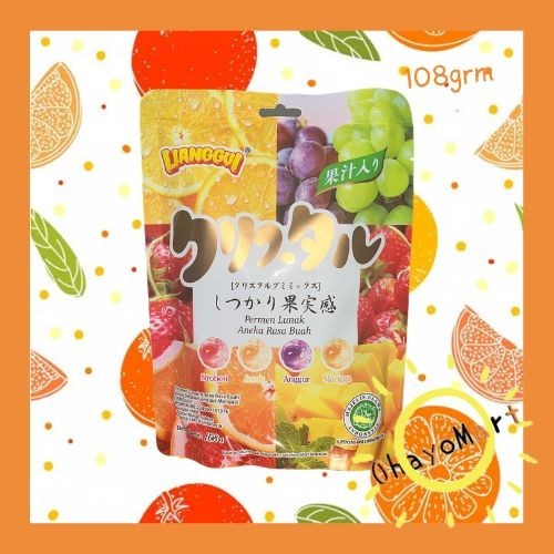 Jual Lianggui Permen lunak aneka rasa / Permen Gummy aneka rasa buah ...