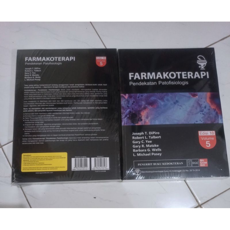 Jual FARMAKOTERAPI DIPiro E/10 Vol.5Joseph T. Dipiro | Shopee Indonesia