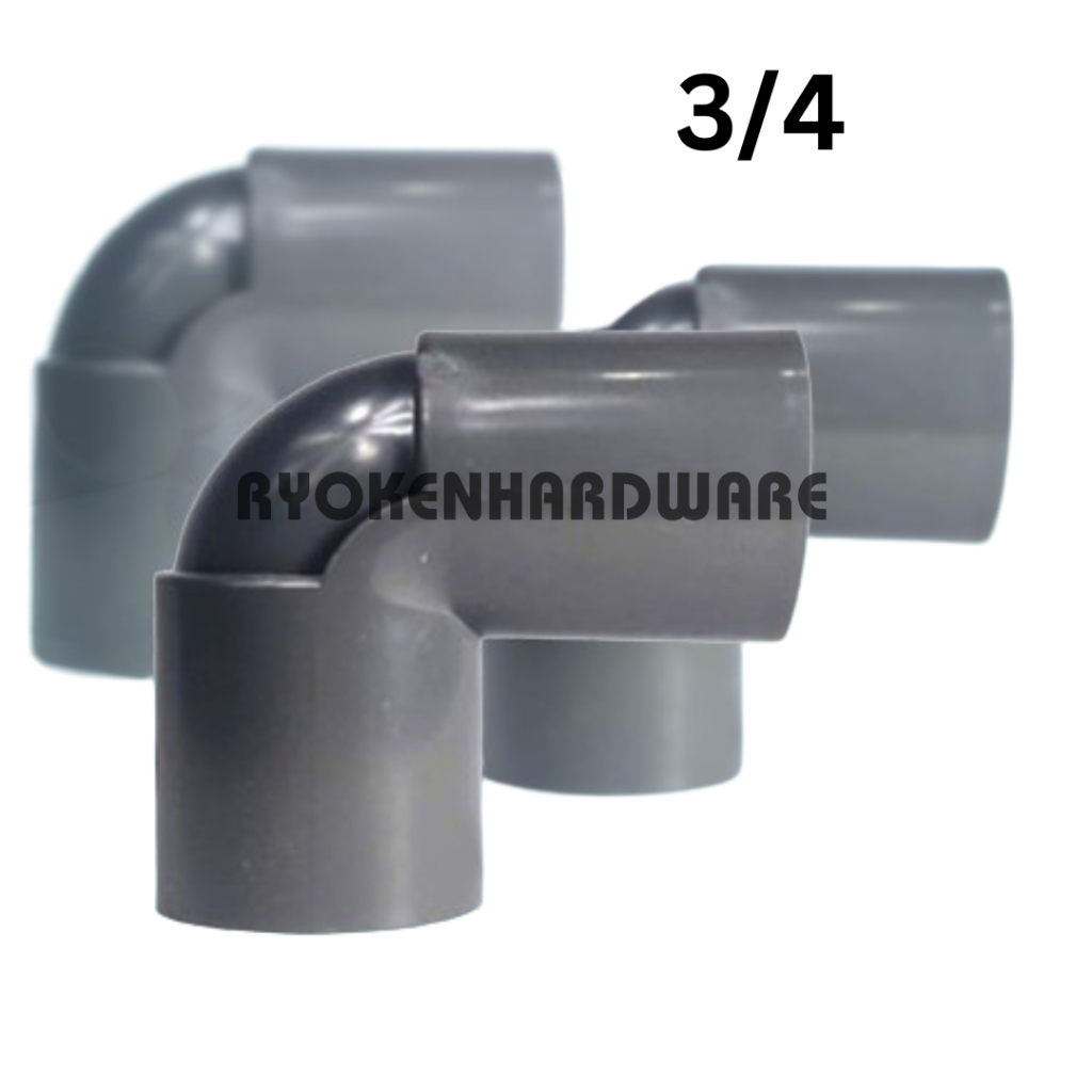 Jual Sambungan Pipa PVC Elbow Knee Keni 3/4" / Fitting Pipa PVC 3/4 ...
