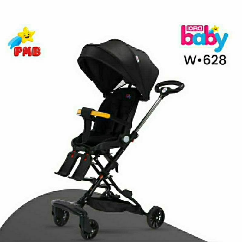 Jual STROLLER TRIKE PMB W628 KERETA DORONG MICROTRIKE W628 STROLLER TRAVELLING PMB TOYS STROLLER ...