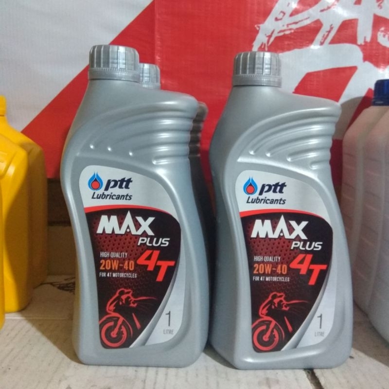 Jual oli mesin Ptt 4t max plus SAE 20w40 ukuran 1 liter | Shopee Indonesia