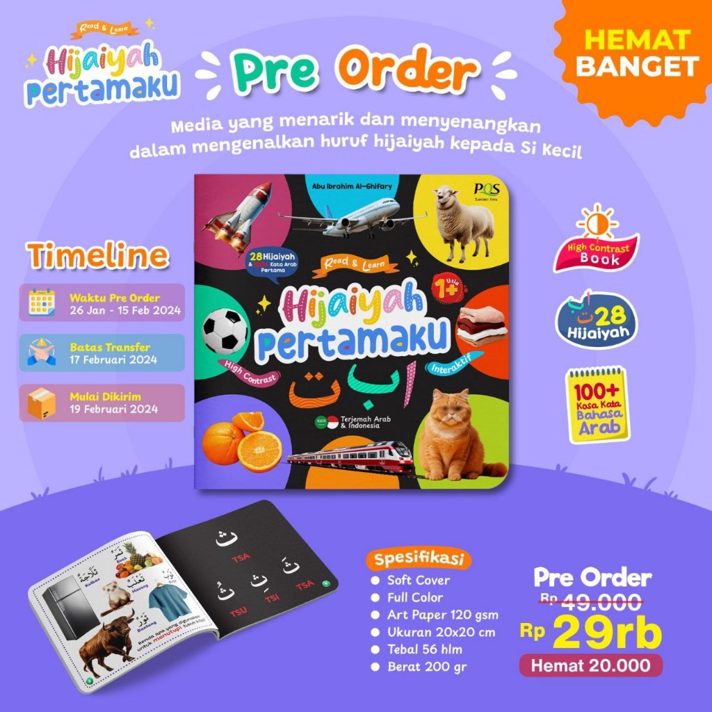 Jual PRE ORDER BUKU HIJAIYAH PERTAMAKU | Shopee Indonesia