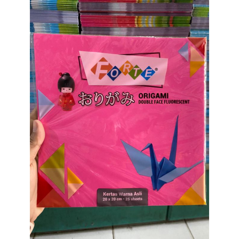 Jual KERTAS ORIGAMI FORTE ISI 25 SHEETS | Shopee Indonesia