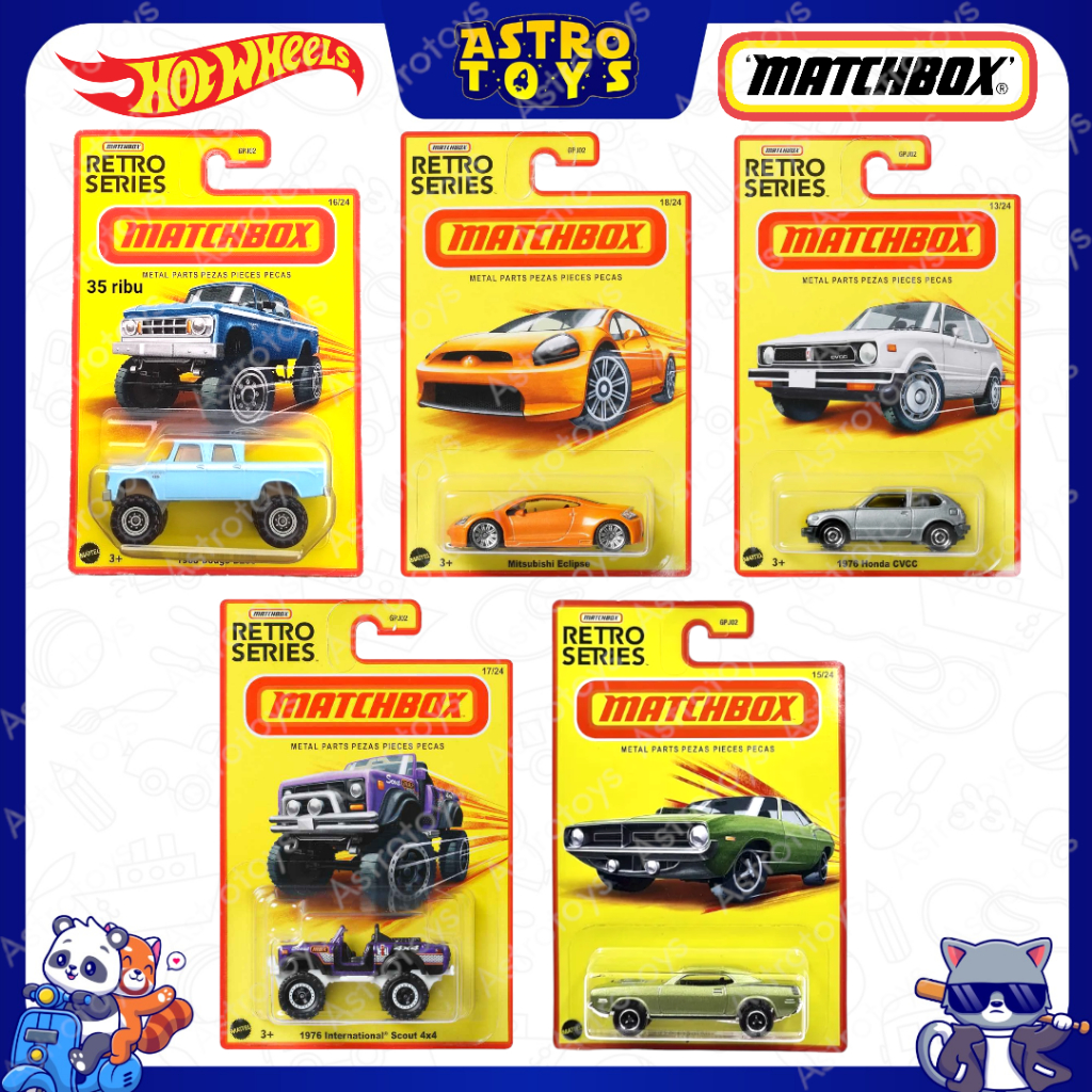 Jual Matchbox Diecast Mobil 1:64 Retro Series Original GPJ02 | Shopee ...
