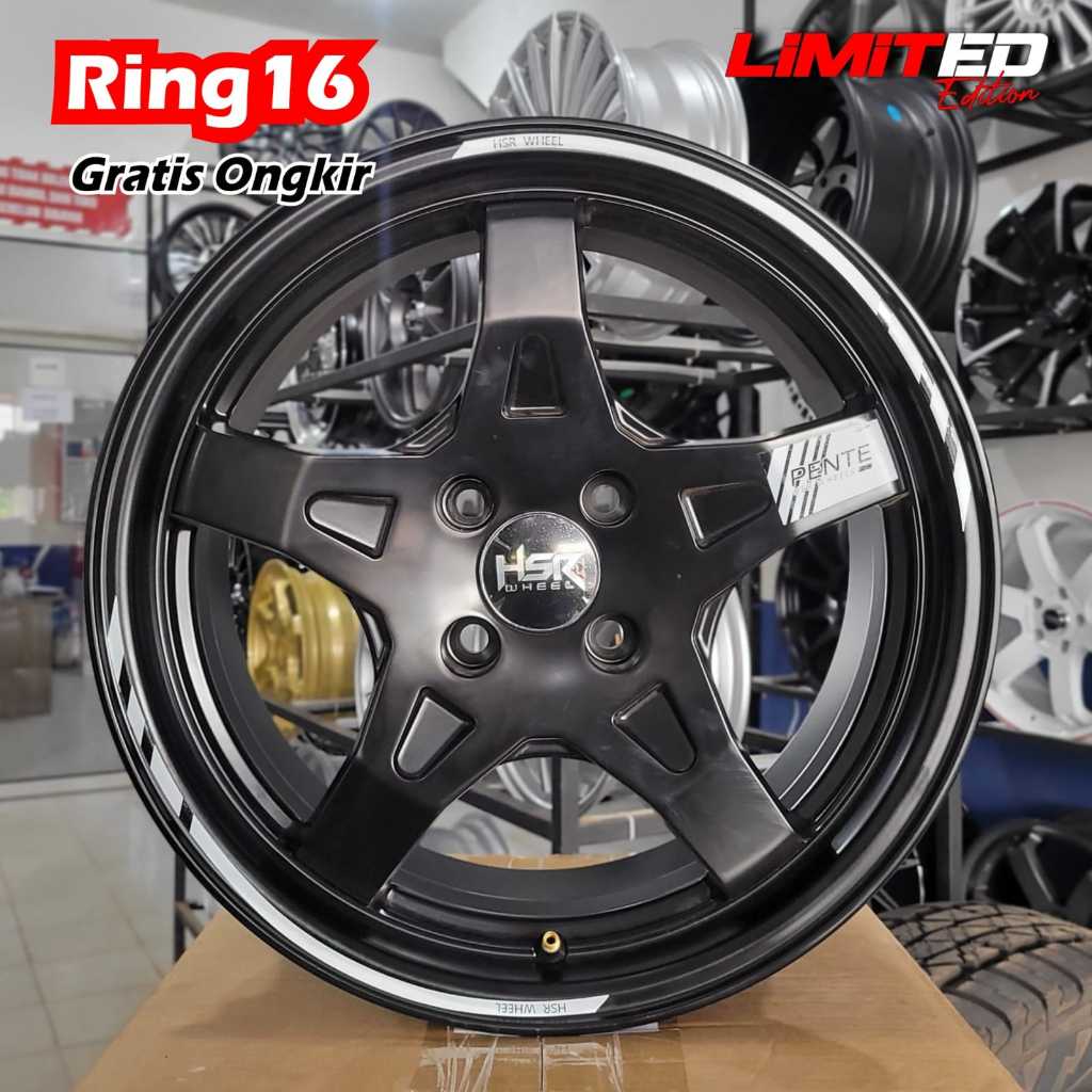 Jual Velg mobil ring 16 HSR PENTE velg mobil racing r16 Agya,ayla,ignis,brio,calya,sigra,jazz ...