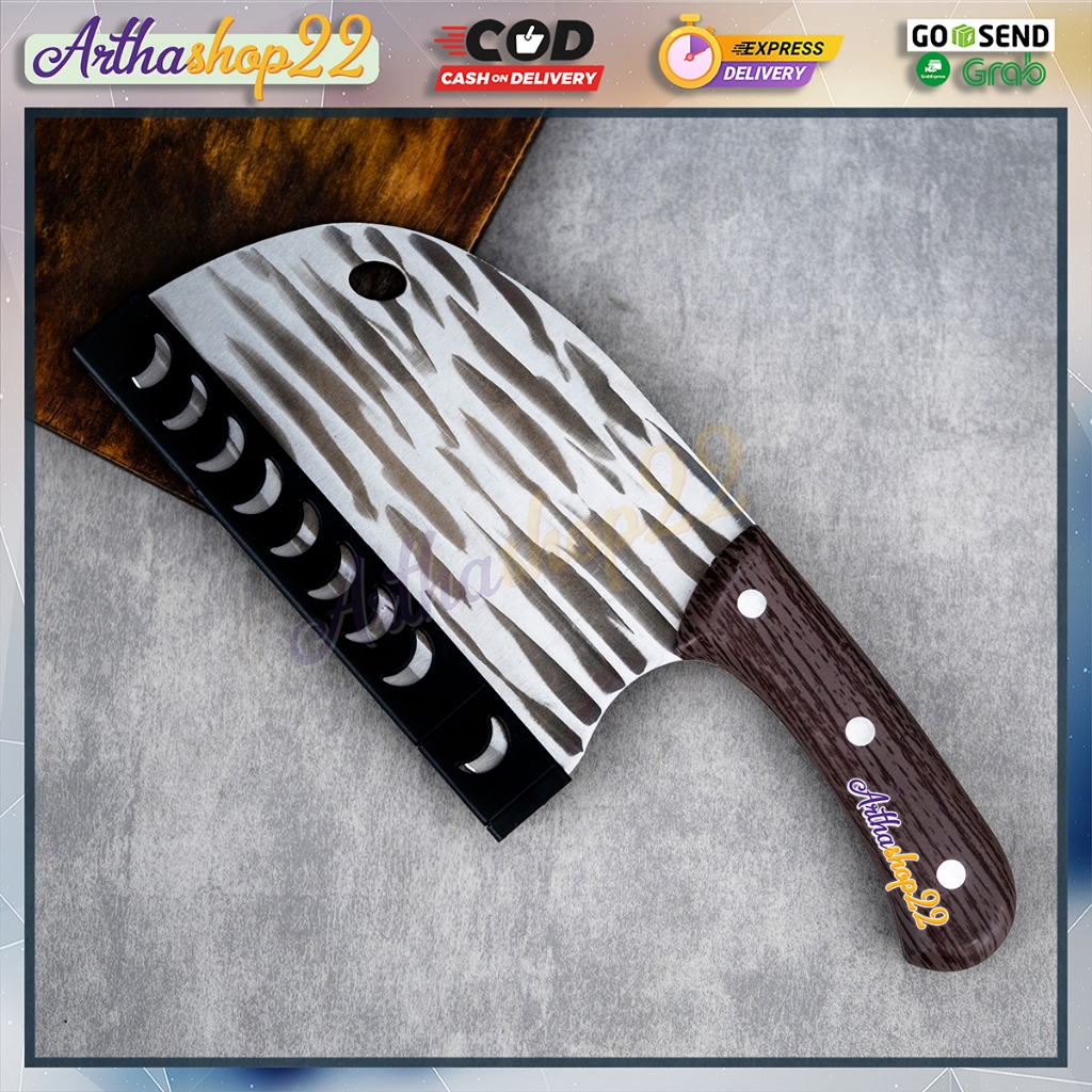 Jual Pisau Dapur Cleaver Chinese Chef Knife Tajam untuk potong iris ...