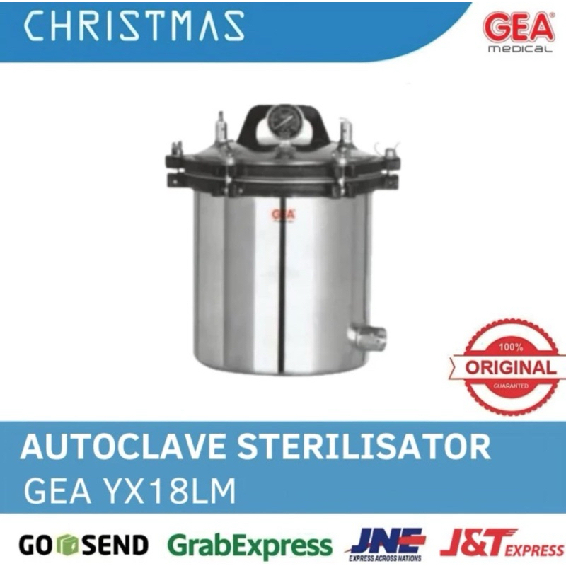 Jual AUTOCLAVE GEA YX 18 LM NON TIMER STERILISATOR / ALAT STERIL 18 LITER | Shopee Indonesia