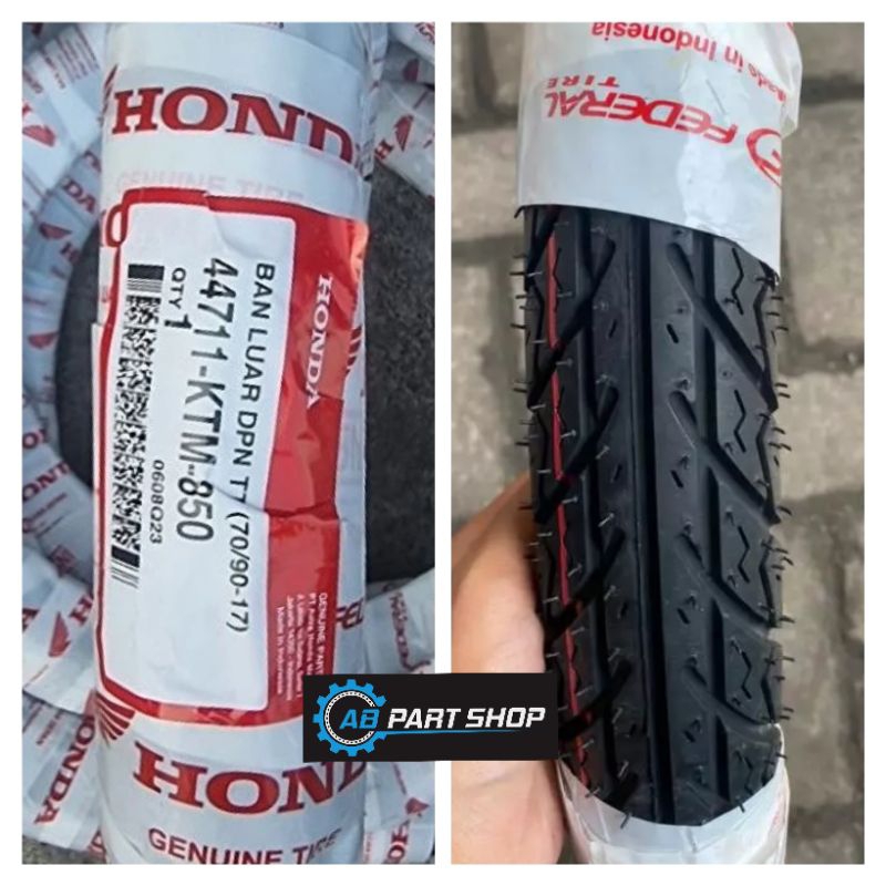 Jual BAN LUAR DEPAN MOTOR BEBEK SUPRA REVO GRAND 70 90 17 KTM DEPAN ...