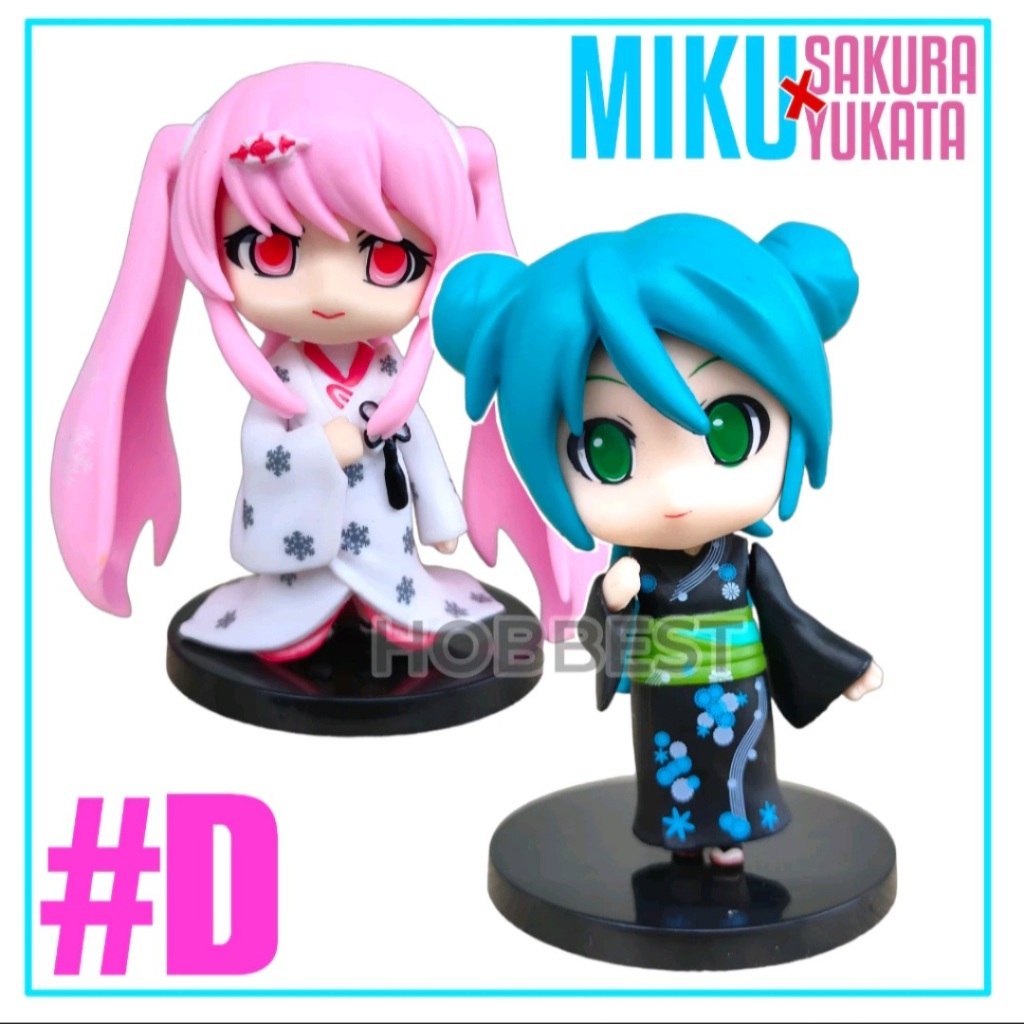 Jual Koleksi Figure Miku Hatsune and Friends Chibi Mini Figure Topper ...