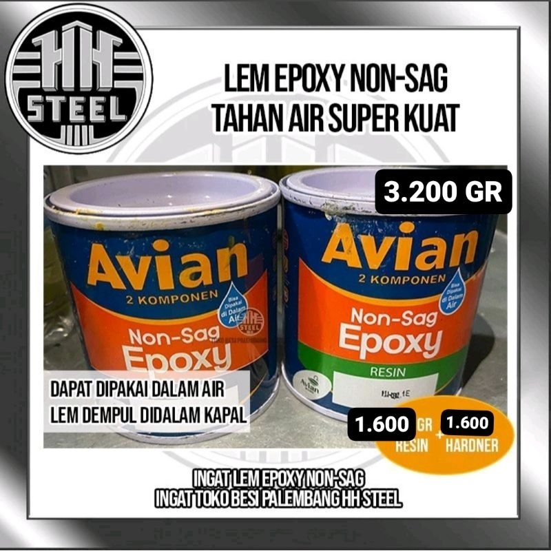 Jual LEM EPOXY NON-SAG AVIAN DEMPUL BISA TAHAN DALAM AIR KAYU DAN BESI ...