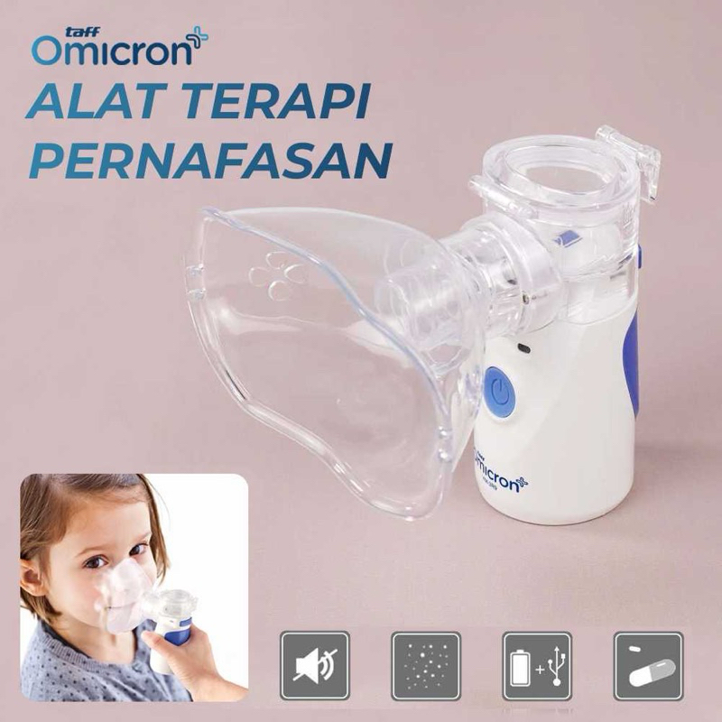 Jual TaffOmicron Alat Terapi Pernapasan Asma Inhale Nebulizer - YM-3R9 | Shopee Indonesia