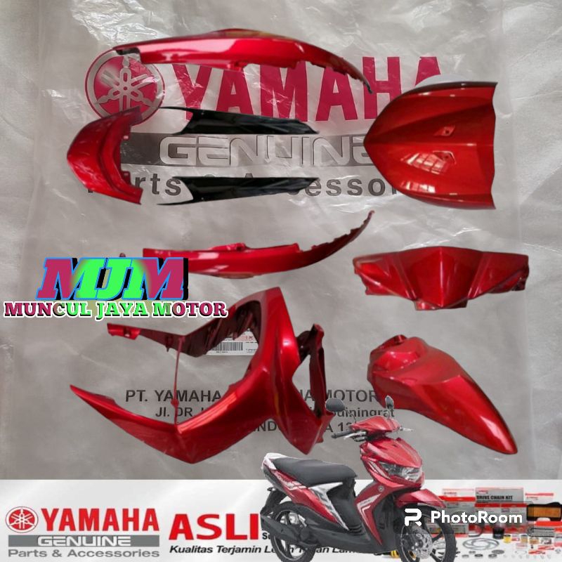Jual PAKET BODY HALUS YAMAHA SOUL GT 115 MERAH / COVER BODY YAMAHA MIO ...