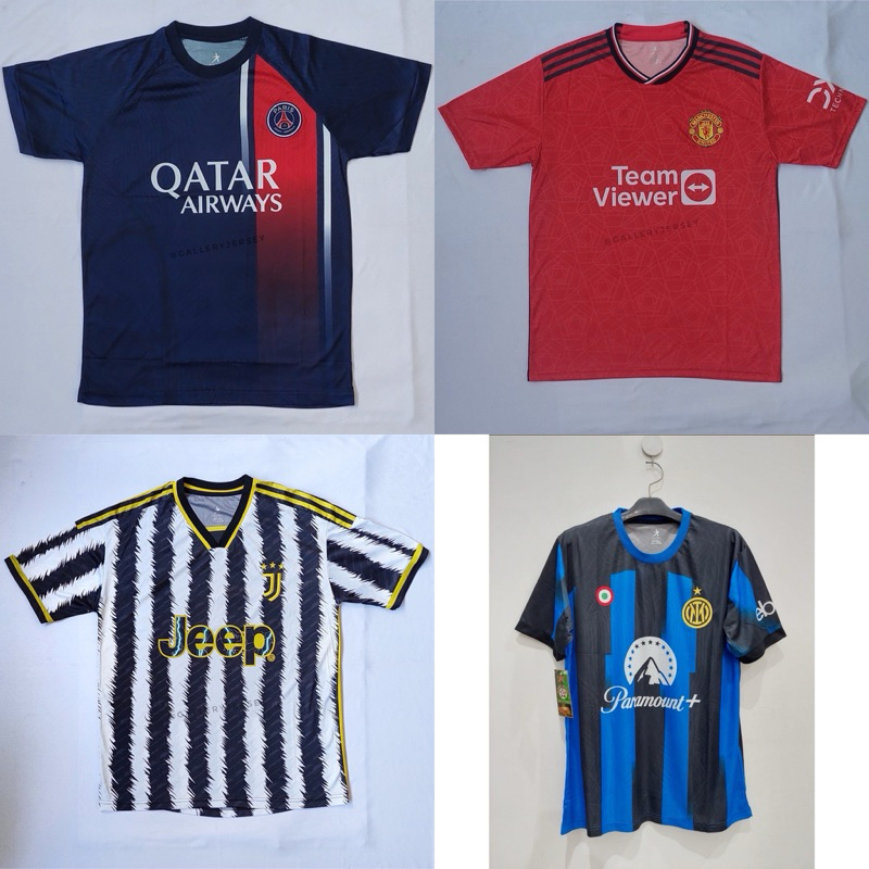 Jual Jersey bola dewasa klub eropa printing 2023 2024 Terbaru | Shopee ...