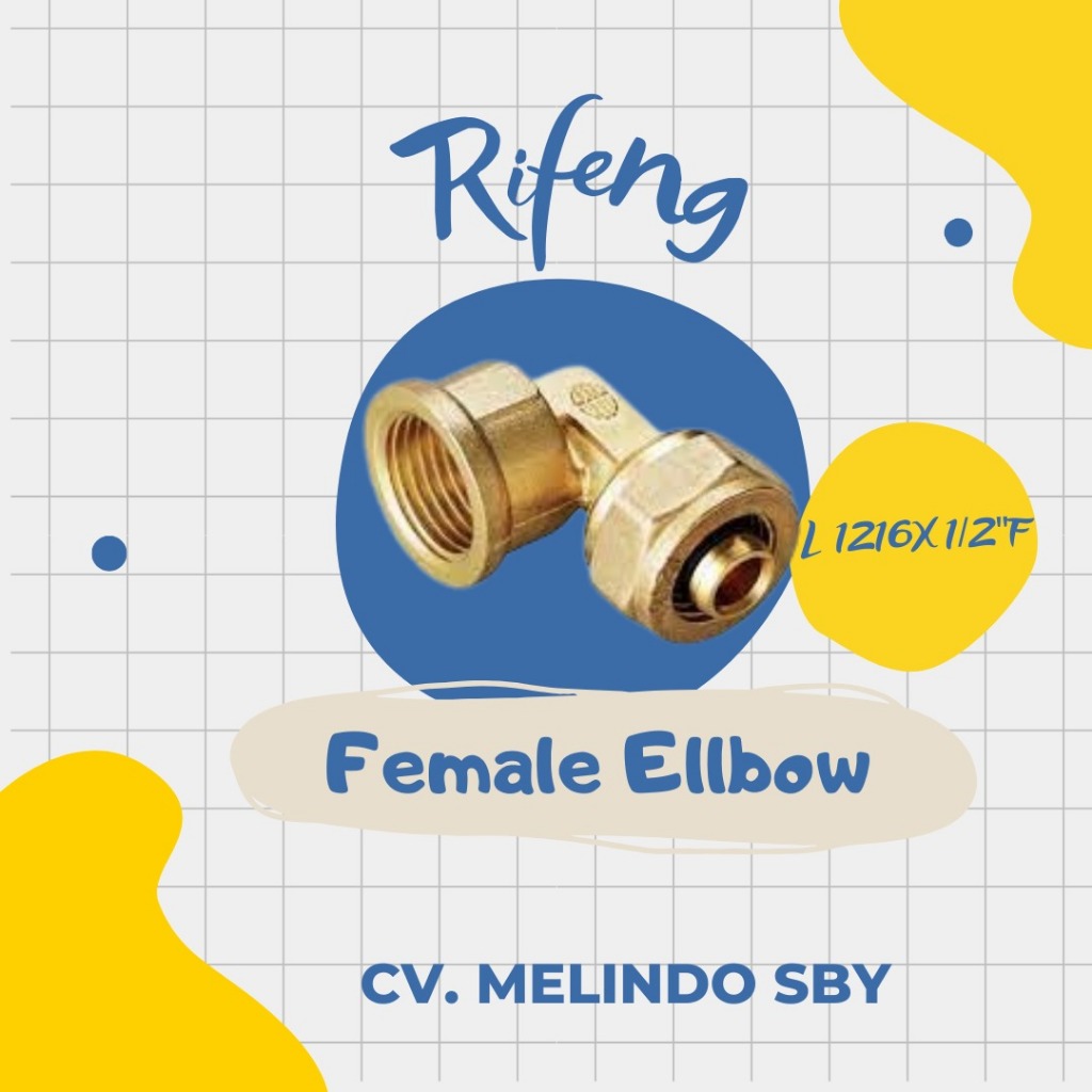 Jual Fitting Rifeng Elbow drat dalam Fitting Pipa Air Panas dan Dingin ...