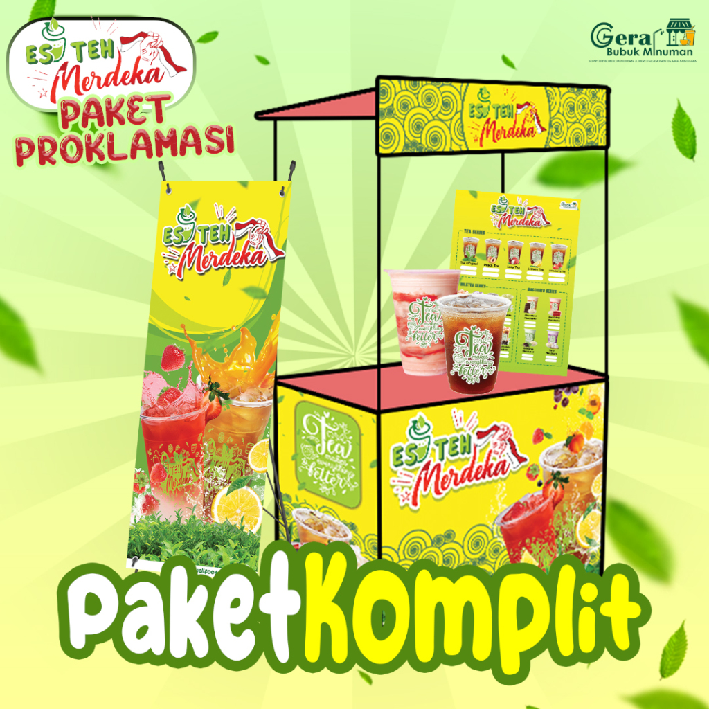 Jual PAKET USAHA ES TEH MERDEKA PROKLAMASI - PAKET KOMPLIT | Shopee ...