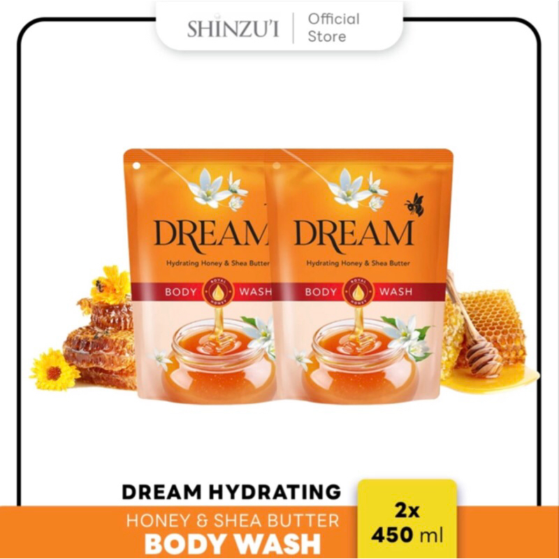 Jual Paket Dream Heritage Sabun Cair Honey & Shea Butter Refill 450ml ...