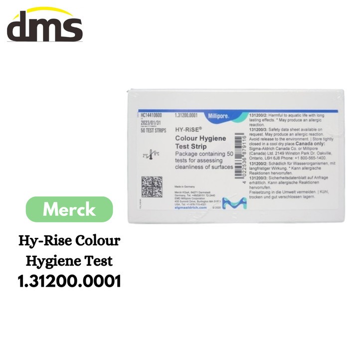 Jual HY-RISE Colour Hygiene 50 Test Strip 1.31200.0001 Merck | Shopee ...