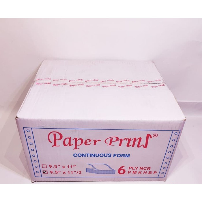 Jual PAPER PRYNS 9 1/2" X 11'' 6 PLY BAGI 2 CONTINOUS FORM KOMPUTER ...