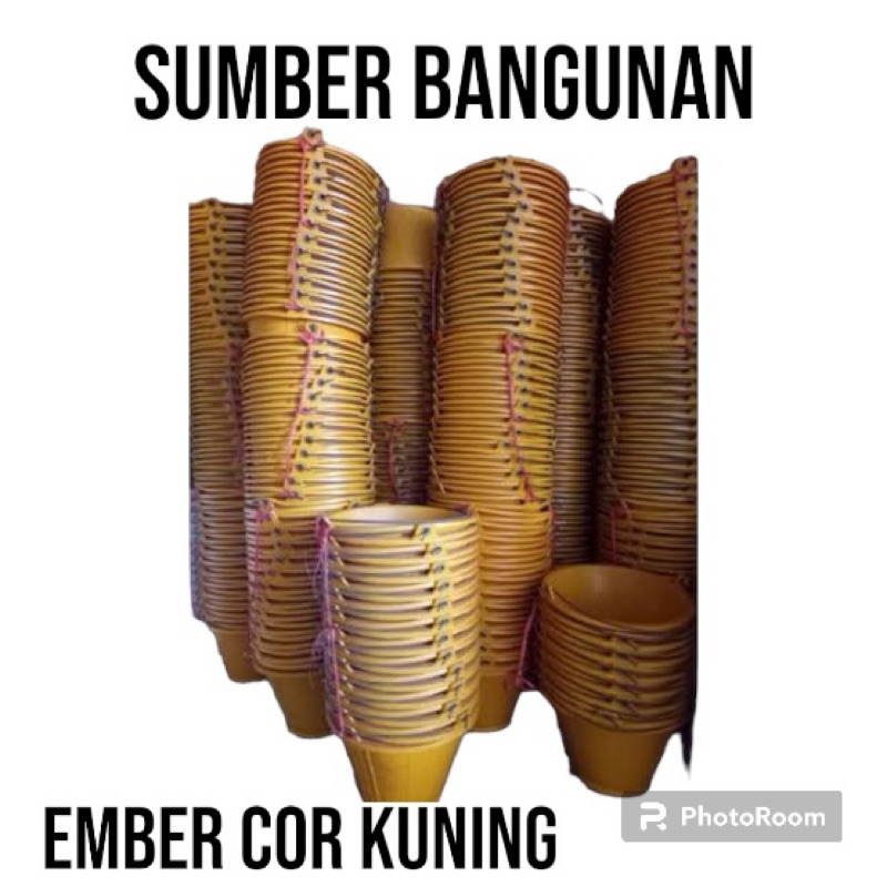 Jual EMBER COR KUNING / EMBER KUNING / EMBER ANTI PECAH KUNING ...
