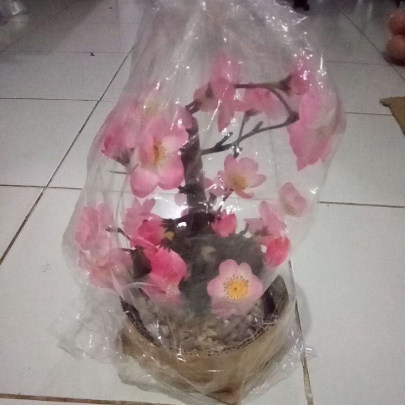 Jual bunga mei hwa mei hua artificial sakura imlek hiasan meja | Shopee ...