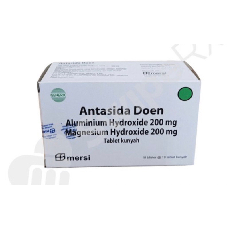 Jual ANTASIDA DOEN Mersi TABLET PER BOX* | Shopee Indonesia