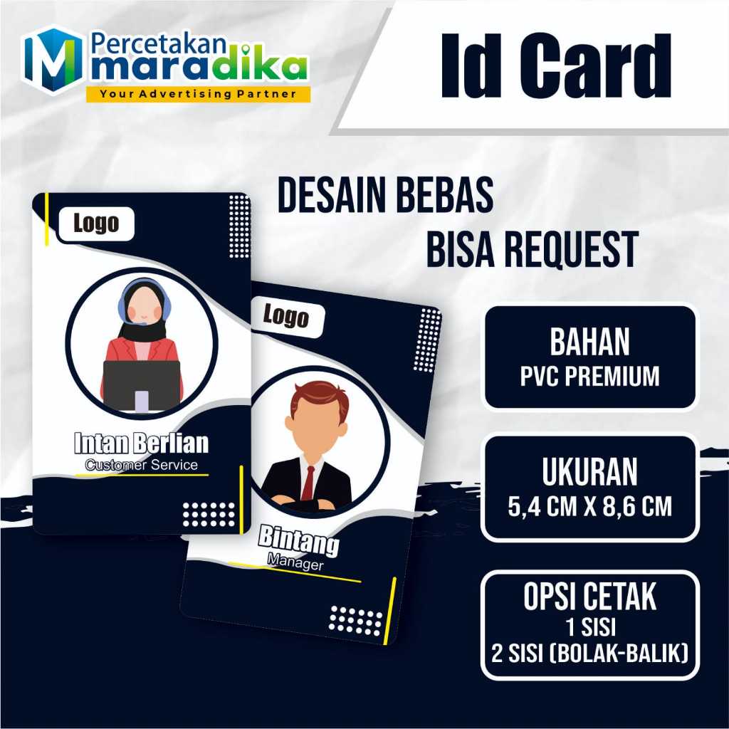 Jual ID Card, kartu OSIS, Kartu Anggota, Tanda pengenal, Member Card ...