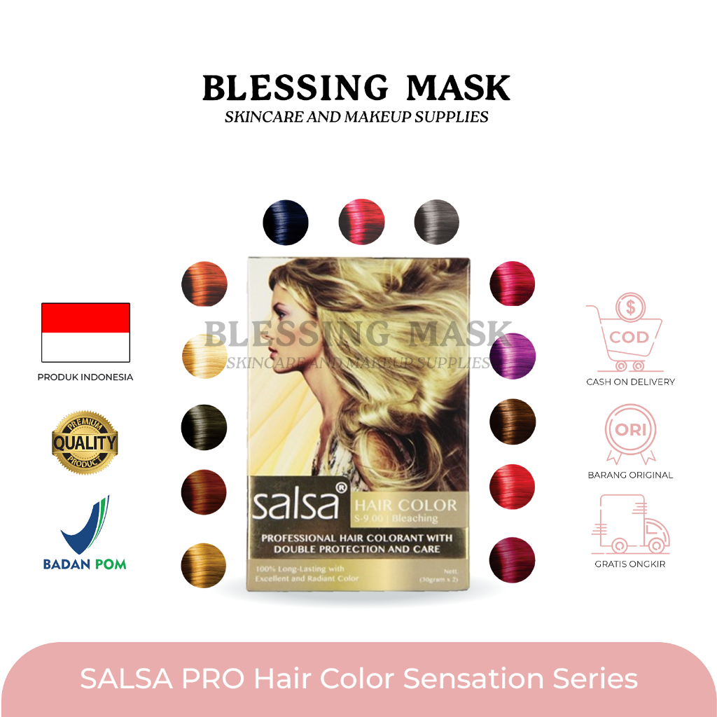 Jual SALSA PRO Hair Color Sensation | Hair Color - Cat Semir Rambut ...