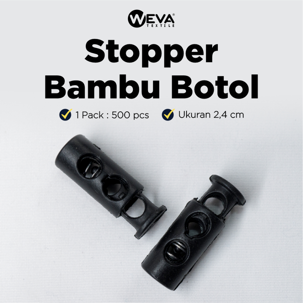 Jual stopper bambu botol - stopper tali plastik jaket stoper botol ...
