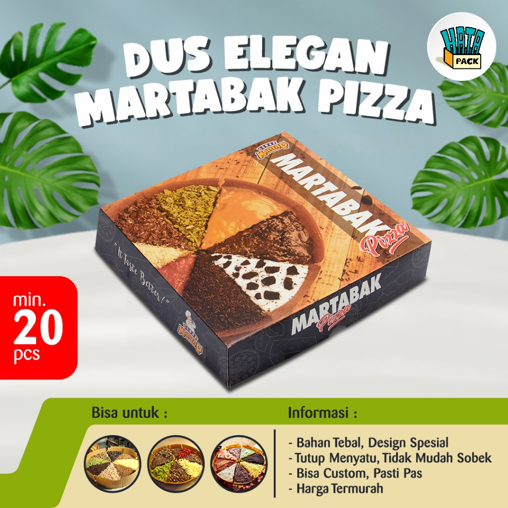 Jual Dus Box Martabak Pizza / Sedap Mantap Martabak Pizza Ukuran 20 x ...
