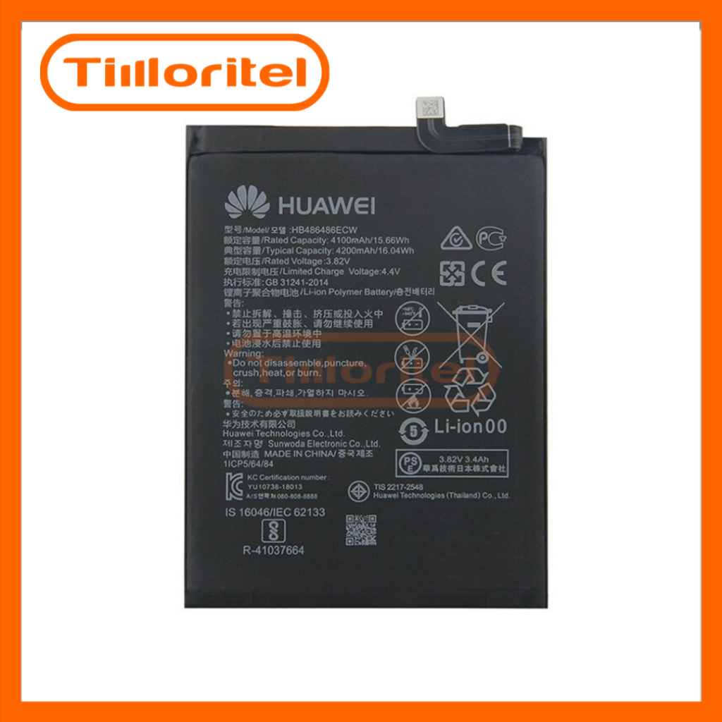 Jual BATTERY/BATERAI/BATRE BATT ORI 100% HUAWEI P30 PRO/HB-486486ECW ...