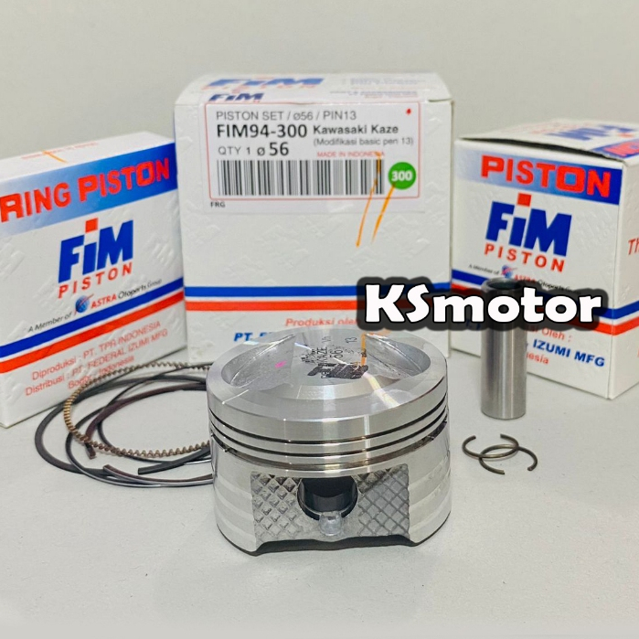 Jual PISTON SEHER SET KAZE 53 53,5 54 54,5 55 56 PIN PEN 13 FIM IZUMI ...