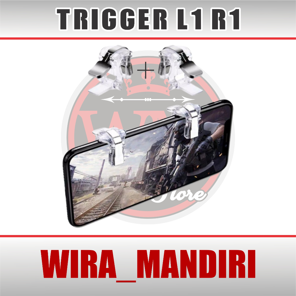 Jual Trigger S4 - Joystick L1 R1 Mobile Gaming Shooter PUBG CODM FF ...
