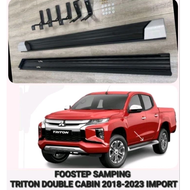 Jual FOOTSTEP SAMPING ALL NEW TRITON 2018-2023 DOUBLE CABIN ( IMPORT ...