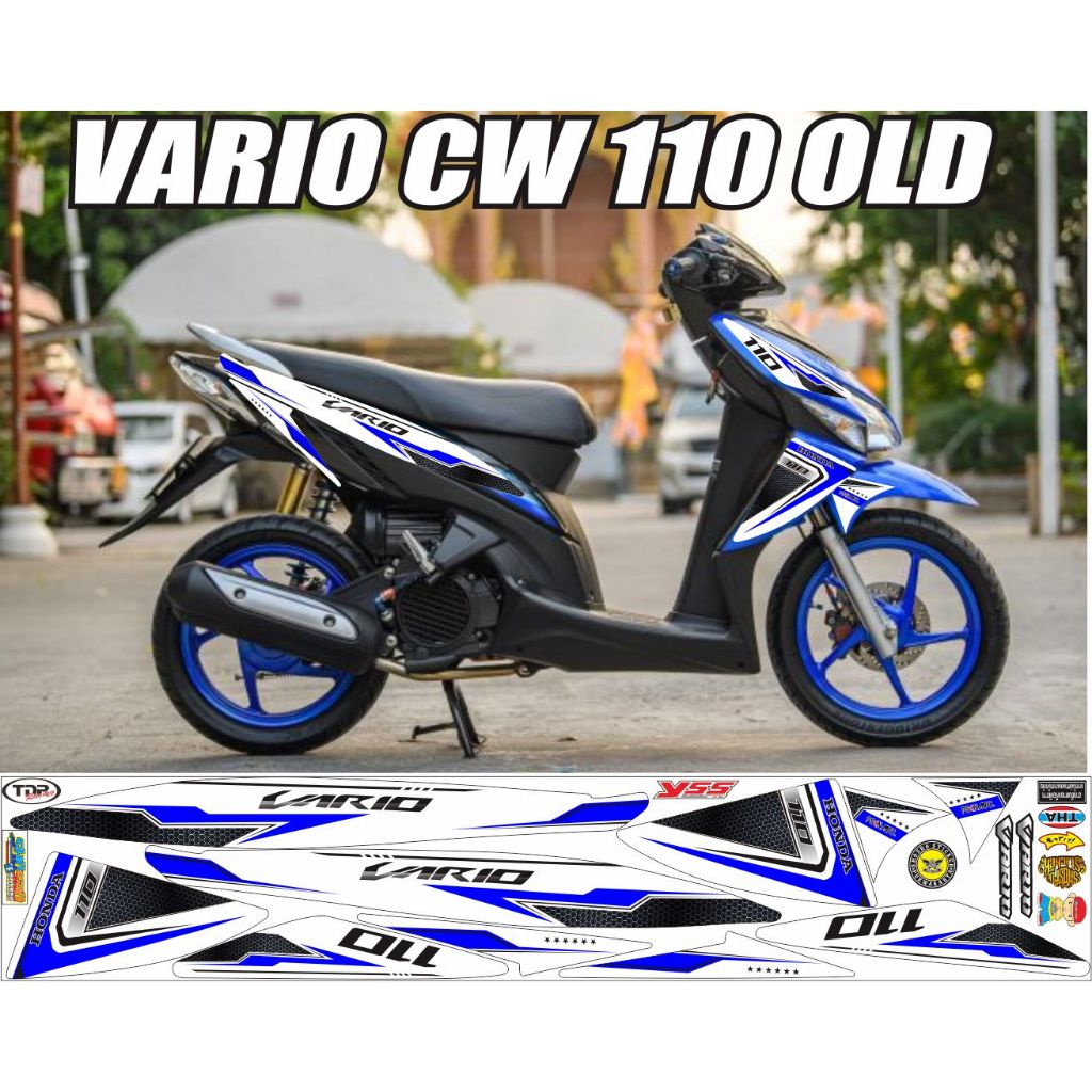 Jual Striping Sticker MOTOR HONDA VARIO 110 OLD CW Striping Keren Motor ...