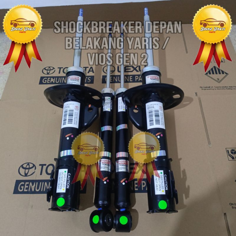 Jual Shockbreaker depan belakang Yaris / Vios Limo Gen 2 asli original | Shopee Indonesia