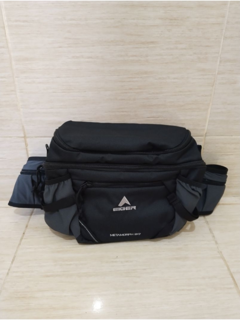 Jual Tas Ransel Multifungsi Eiger Metamorph 8+7L ORIGINAL - Warna Black ...