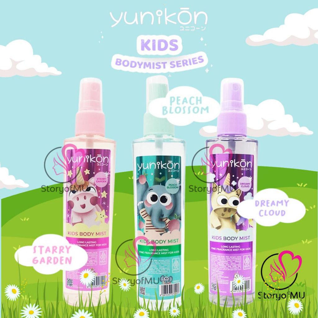 Jual YUNIKON Kids Body Mist 100ml - Parfum Anak Starry Garden Dreamy ...