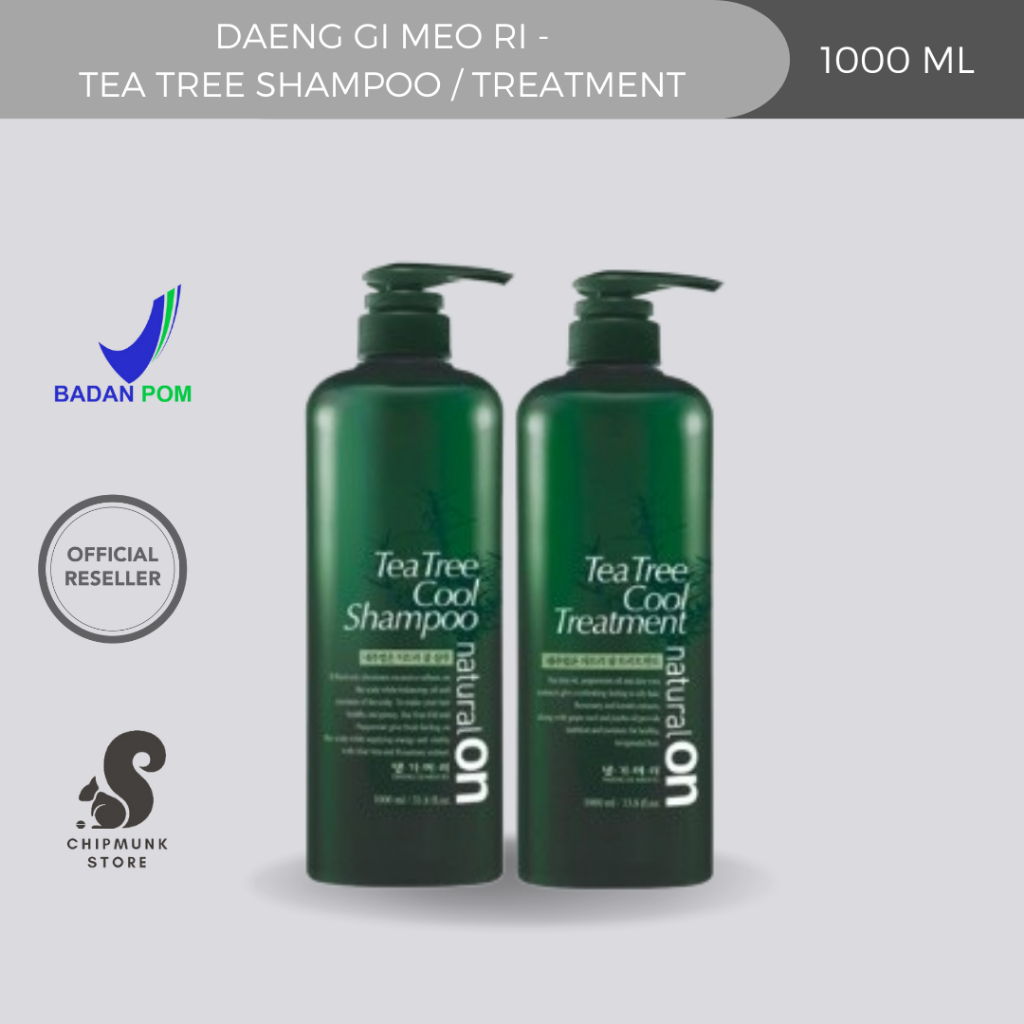 Jual Daeng Gi Meo Ri Natural On Tea Tree Cool Shampoo / Treatment ...