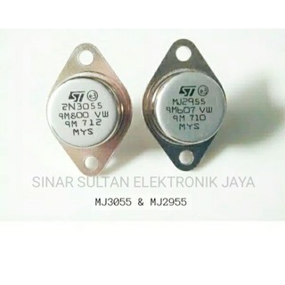 Jual Transistor set MJ2955 - 2N3055 ST Malaysia jengkol | Shopee Indonesia