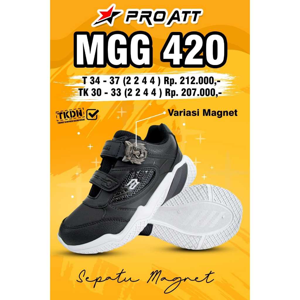Jual SEPATU ANAK PRO ATT MGP 457 V MAGNET / PRO ATT MGG 420 / PRO ATT ...