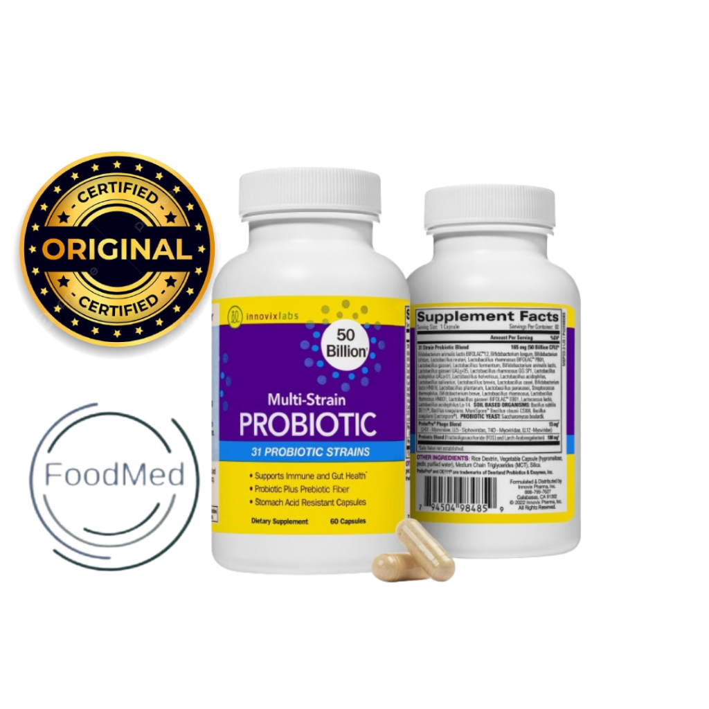 Jual PROBIOTIK PROBIOTIC MULTISTRAIN DEWASA INNOVIX 10 20 30 str- 60 ...