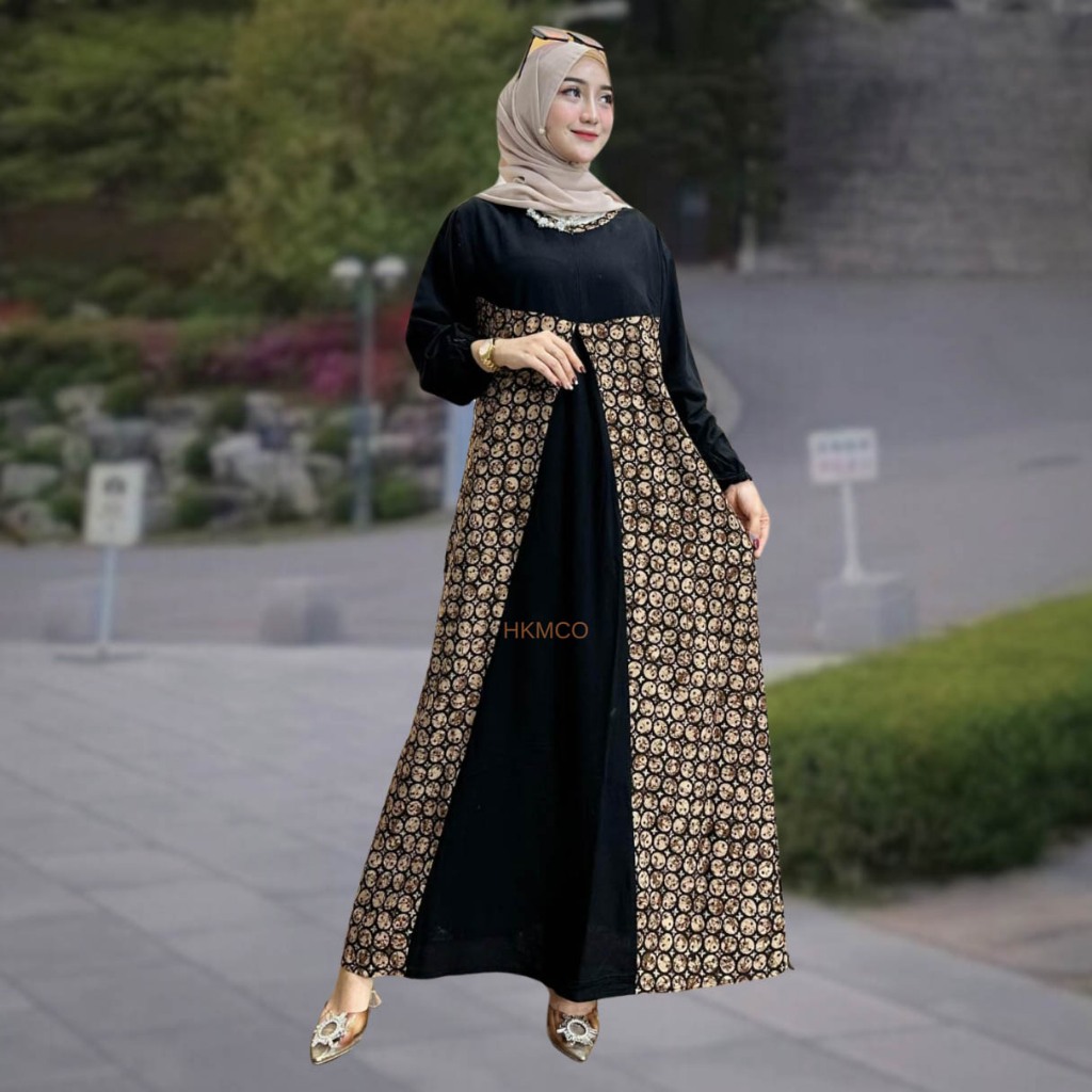 Jual Dress Gamis Batik Modern Kekinian Terbaru 2024 Best Price Elegant ...