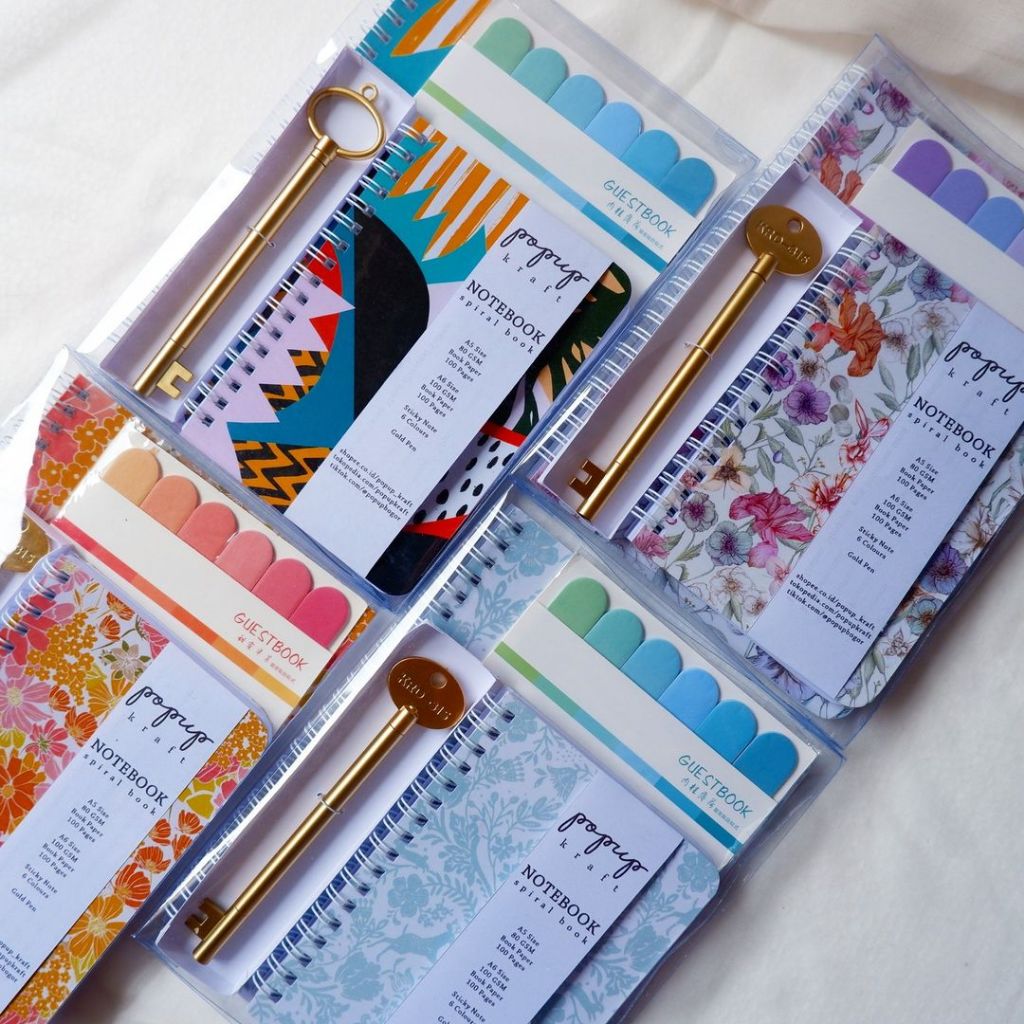 Jual Notebook Spiral | Planner Kit | Paket Buku Harian | Notebook Kit ...